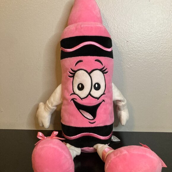 Crayola | Toys | Crayola Experience Tickle Me Pink Crayon Plush 9 Tall ...